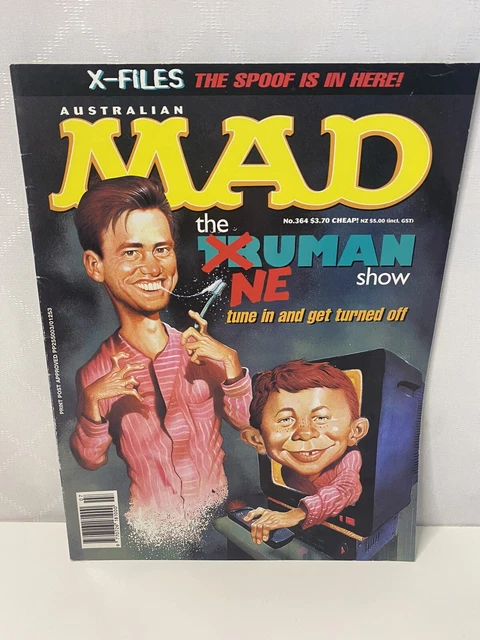 MAD MAGAZINE AUSTRALIA Vintage The Neuman Show The Truman Show #364 EUR ...