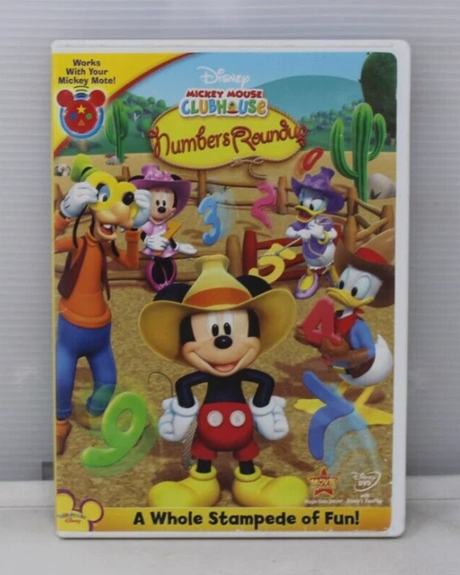 MICKEY MOUSE CLUBHOUSE Numbers Roundup DVD Bilingual $19.00 - PicClick CA