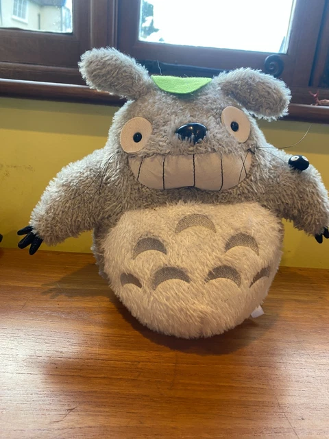 MY NEIGHBOR TOTORO TOTORO plush with leaf and soot sprite £21.50 ...
