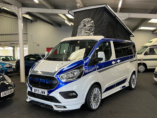 FORD TRANSIT CUSTOM RS Professional Camper Conversion 2022 4 berth Pop ...