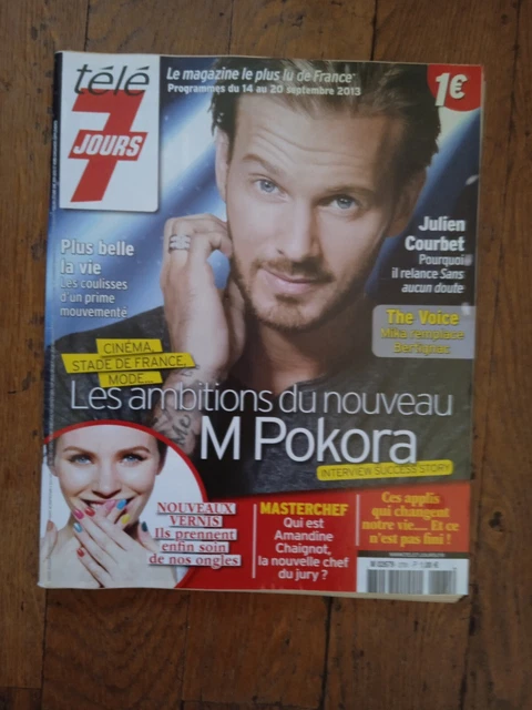 MAGAZINE TÉLÉ 7 jours de 2013 - M. Pokora EUR 4,00 - PicClick FR