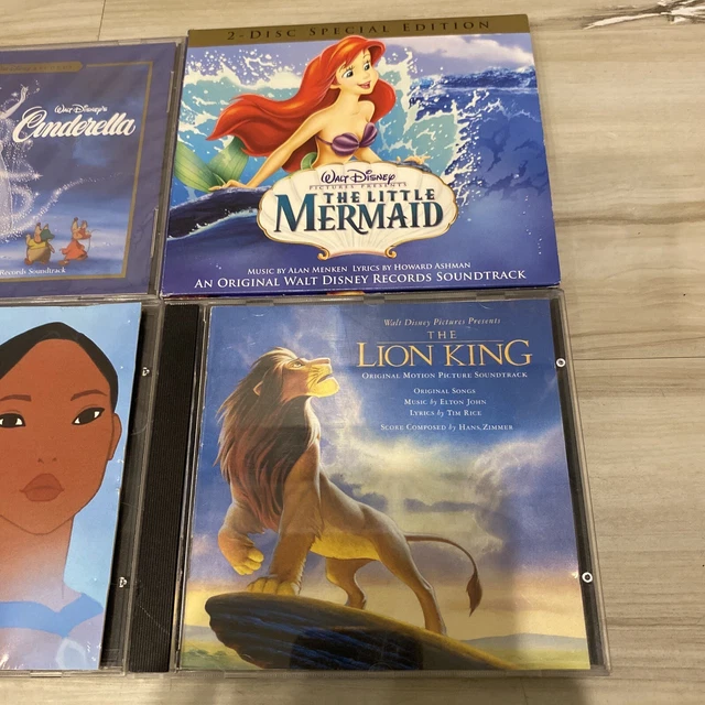 5 DISNEY CD LOT Cinderella Brand New Little Mermaid 2 Disc Special ...