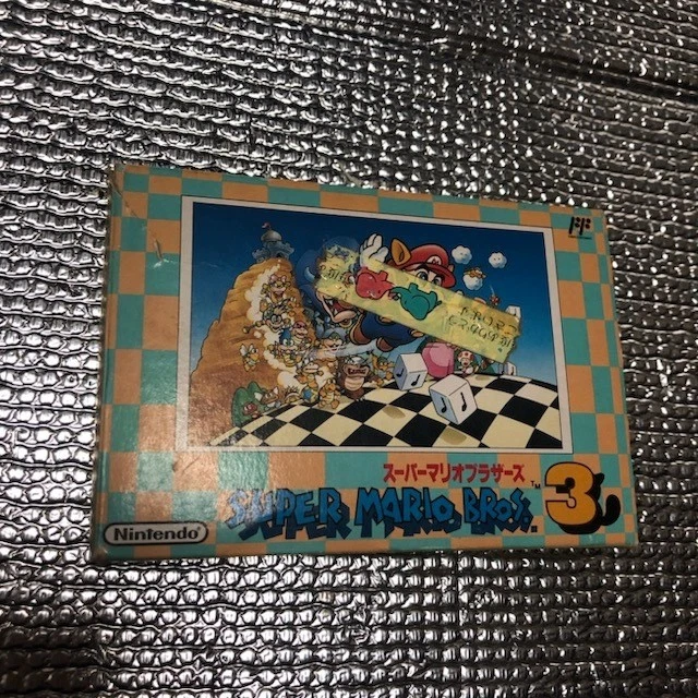 FC SUPER MARIO Bros. 3 Box Manual Defective Famicom Family Computer ...