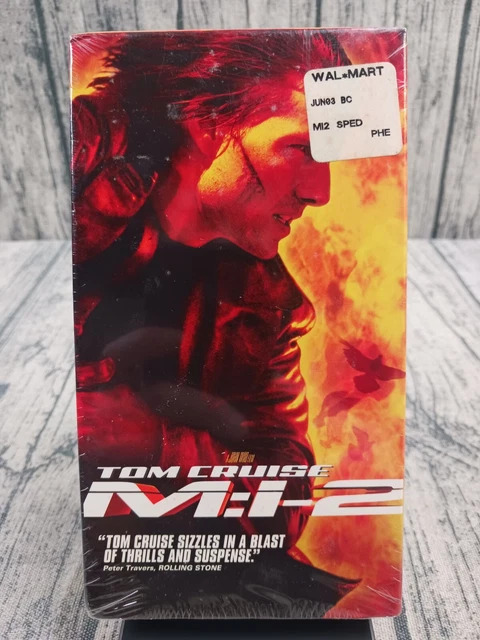 MISSION IMPOSSIBLE II (VHS, 2001, Paramount) Tom Cruise - Brand New ...