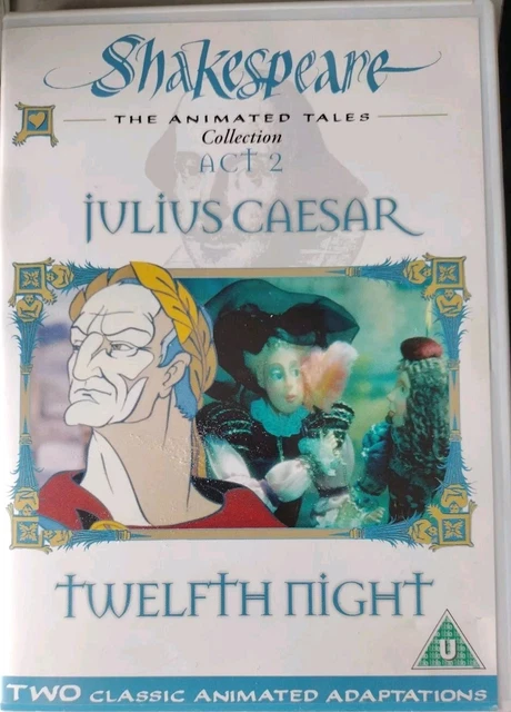 SHAKESPEARE: THE ANIMATED Tales, Act 2 (Julius Caesar & Twelfth Night) VGC DVD EUR 11,43 ...