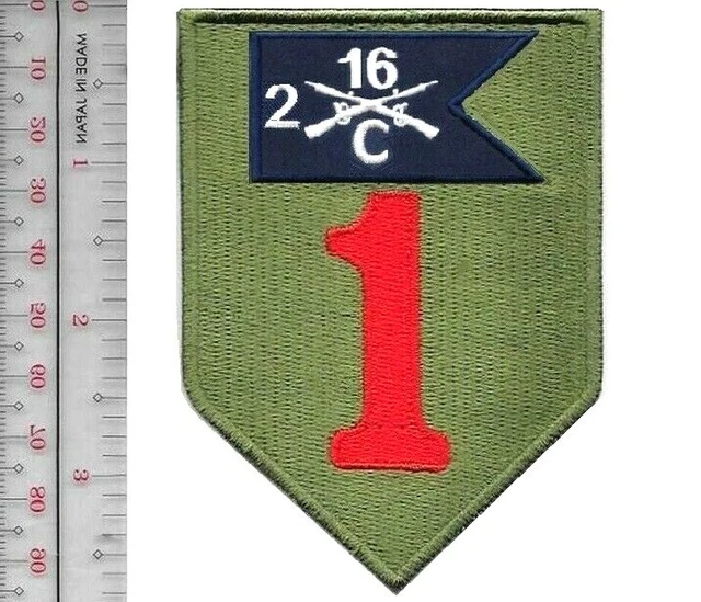 US ARMY 1ST Infantry Division 16th Regiment 2nd Battalion C Company ...