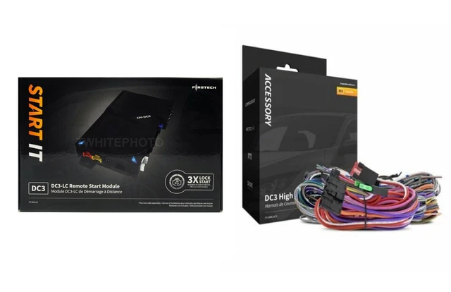 COMPUSTAR FT-DC3-LC + FT-HRN-DC3 Low & High Current Harness Car Starter ...