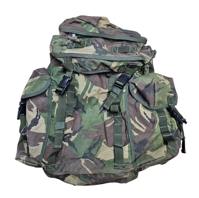 BRITISH ARMY ISSUE DPM Woodland Camo 30L Litre IRR Patrol Pack Rucksack ...