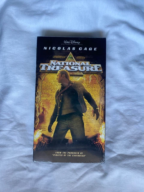 NATIONAL TREASURE - VHS - Walt Disney - Nicolas Cage - *New .Sealed £28 ...