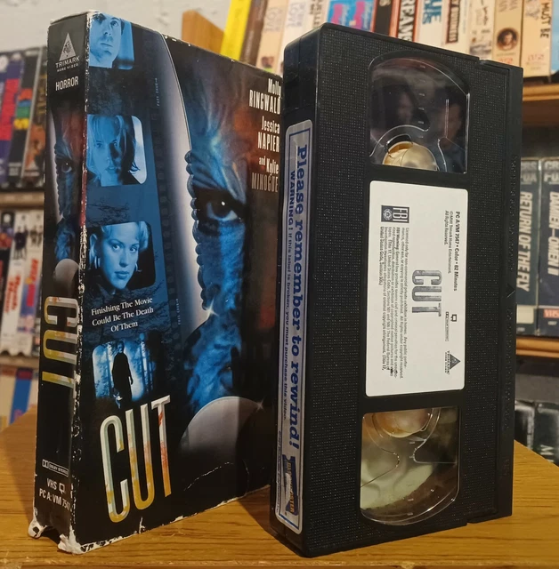 CUT VHS 2000 Horror Thriller Trimark Home Video Molly Ringwald Kylie ...