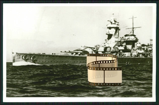 FOTO AK PANZERSCHIFF - Admiral Graf Spee - Kriegsschiff deutsche Marine ...