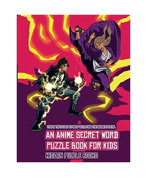 HIDDEN PUZZLE BOOKS [An Anime Secret Word Puzzle Book for Kids]: Sota ...