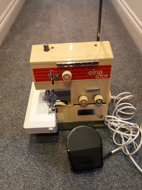 VINTAGE ELNA LOCK L1 - 3 Thread Overlocker £29.30 - PicClick UK