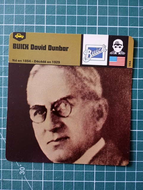 FICHE AUTO CIRCA 1978 12x12,5cm David Dunbar Buick EUR 1,40 - PicClick FR