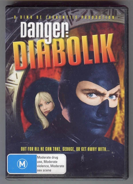 DANGER DIABOLIK (DVD, 1968) Mario Bava Movie Dino De Laurentiis ...