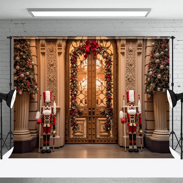 GOLD PALACE GATE Guard Christmas Wreath Backdrop $36.09 - PicClick AU