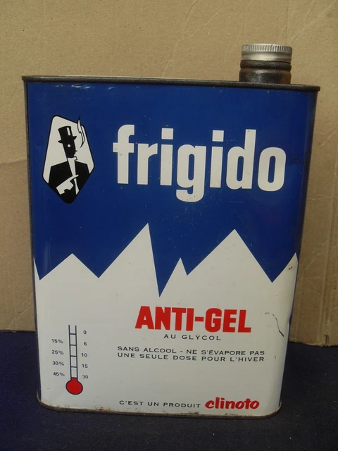 BIDON ANCIEN ANTIGEL Garage " Antigel Frigido " Annees 50 60 EUR 35,00 ...