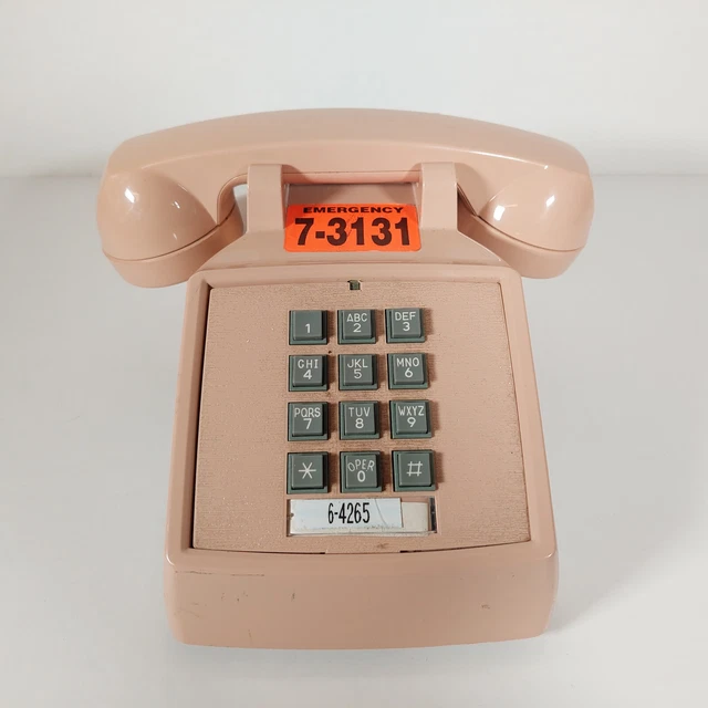 VTG CORTELCO 2500 Push Button Single Line Desk Landline Telephone Phone ...