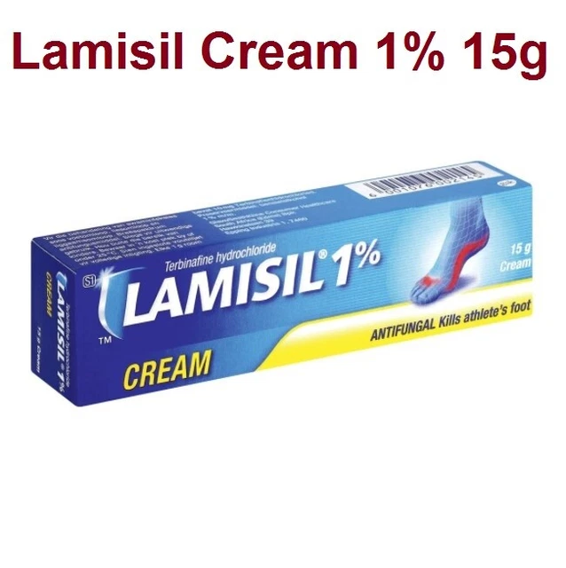 LAMISIL CREAM 15G 1% Terbinafine Jock Itch Fungal Athlete's Foot EUR 17 ...