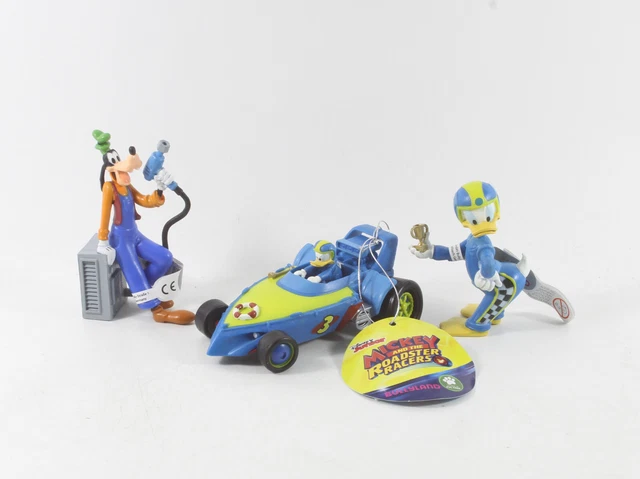 MICKY MAUS DONALD Duck Goofy Roadster == Walt Disney 3 x Figuren Bully Bullyland EUR 13,99 ...