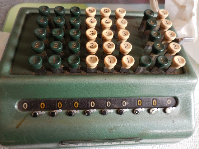 VINTAGE 1950'S PLUS ADDING MACHINE CALCULATOR BELL PUNCH COMPANY LTD ...