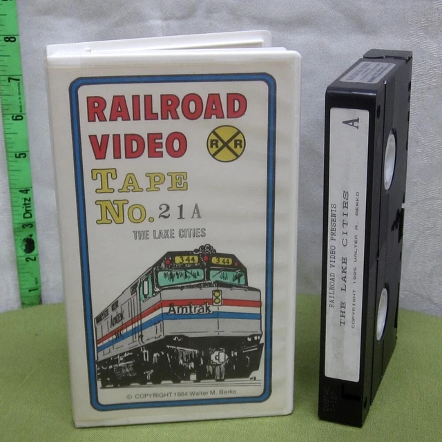 LAKE CITIES RAILROAD Video VHS trains Toledo to Detroit 1995 Amtrak FP ...