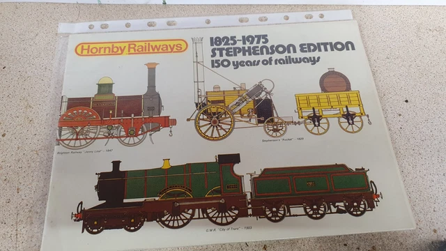 HORNBY RAILWAYS CATALOGUE 1825-1975 Stephenson Edition 150 Years of ...