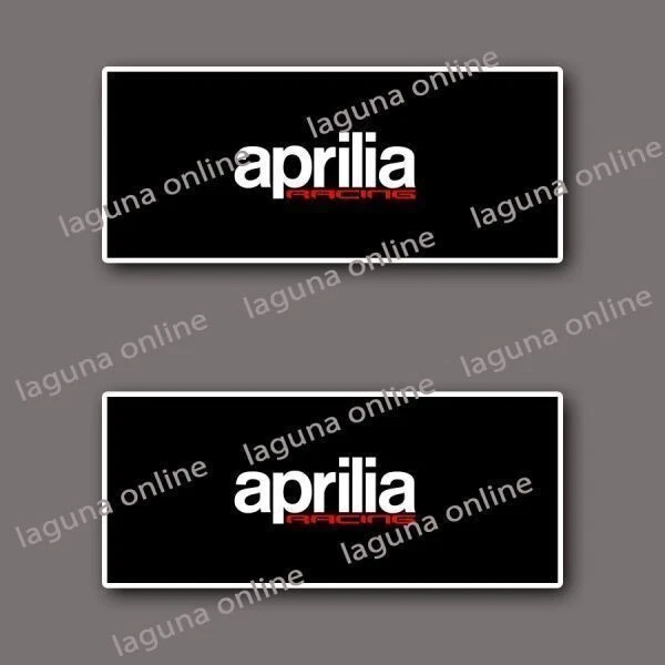 APRILIA LOGO GLOSS Weatherproof Decal Sticker 8 EUR 7,33 - PicClick FR