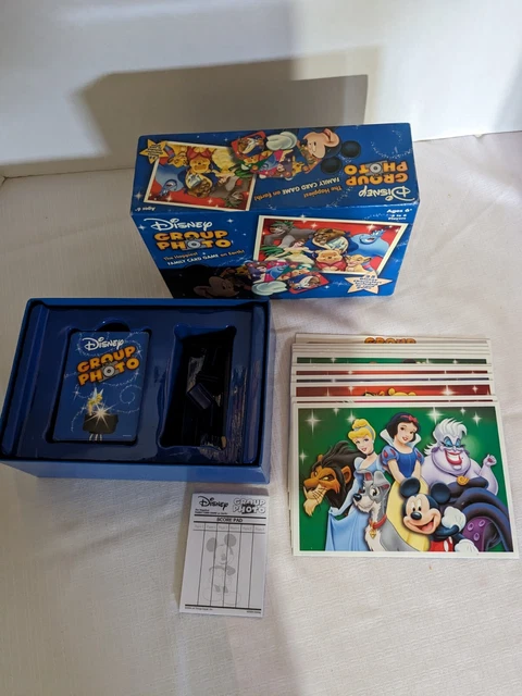 DISNEY GROUP PHOTO Family Card Game Complete Gently Used $20.00 ...