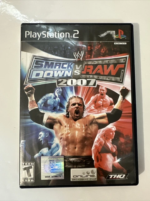 WWE SMACKDOWN VS. Raw 2007, PS2, Complete, Authentic! $25.37 - PicClick CA