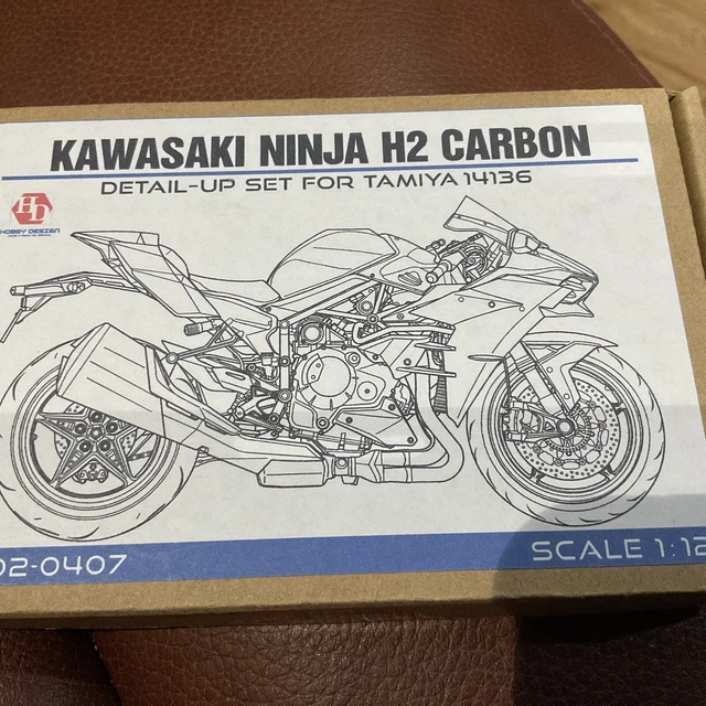 HOBBY DESIGN TAMIYA 1/12 Kawasaki Ninja H2 Carbon Up Set for 14136 NEW £85.00 - PicClick UK