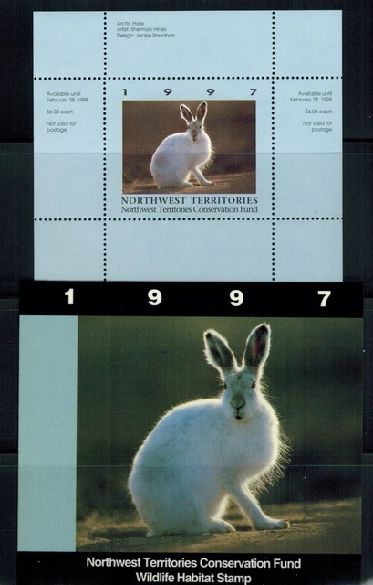 CANADA DUCK NORTHWEST Territories Wildlife Conservation Stamp 1999 MNH ...