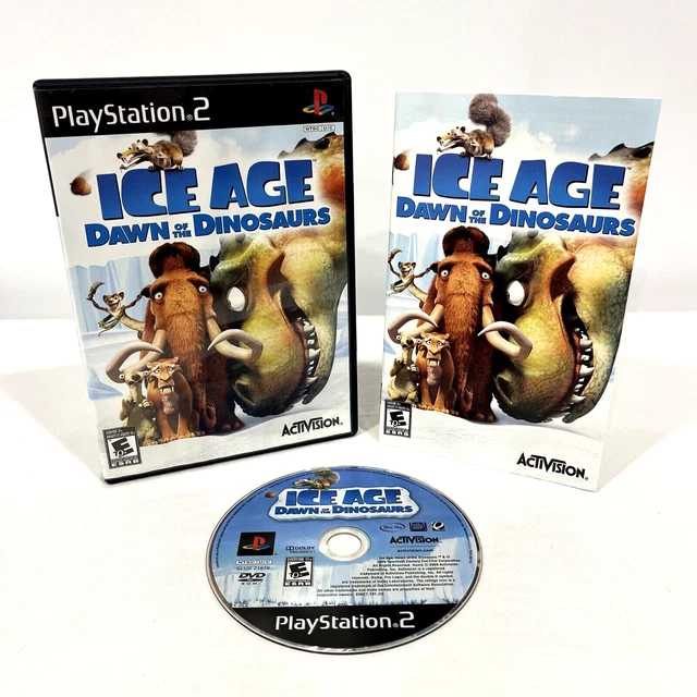 ICE AGE DAWN Of The Dinosaurs Ps2 Sony Playstation 2 Complete 2009 ...