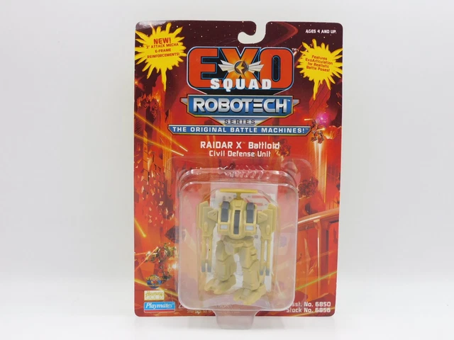 EXOSQUAD ROBOTECH RAIDAR X Battloid Civil Defense Unit Exo Squad 1994 ...