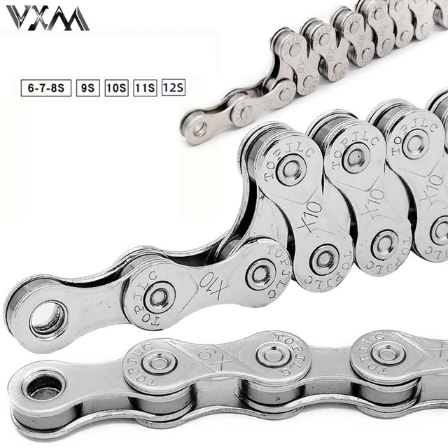BICYCLE CHAIN,116 LINKS MTB-Road Mountain Bike Variable Speed Chain 6/7 ...