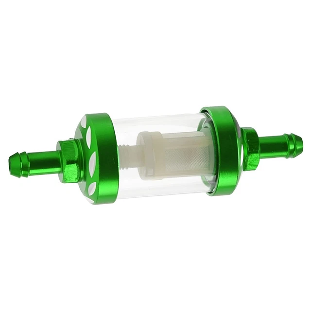 REUSABLE WASHABLE 8MM 5/16" Inline Fuel Filter for Motorcycle ATV $14. ...