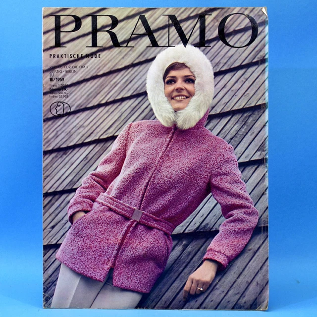 PRAMO PRAKTISCHE MODE 10 1969 mit Schnittbogen Mode Verlag für die Frau ...