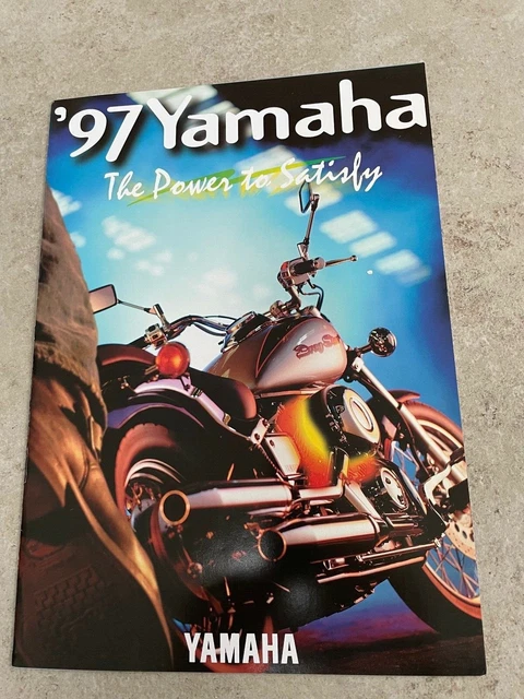 1997 YAMAHA RANGE sales Brochure classic bike motorcycle YZF1000R ...