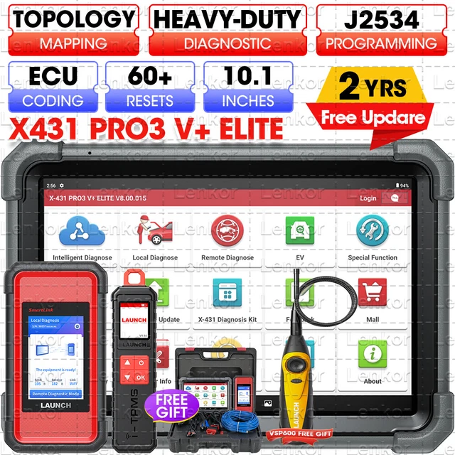 2025 LAUNCH X431 PRO3S+Elite PRO5 Car Diagnostic Scanner Programming ...