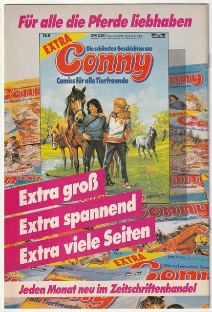 CONNY #366 Ein unheimlicher Besucher ohne Poster, Bastei 1987 COMICHEFT ...
