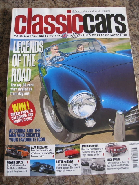 CLASSIC CARS MAGAZINE Aug 2004 Legends Ac Cobra Ford Falcon Gtho Villa ...