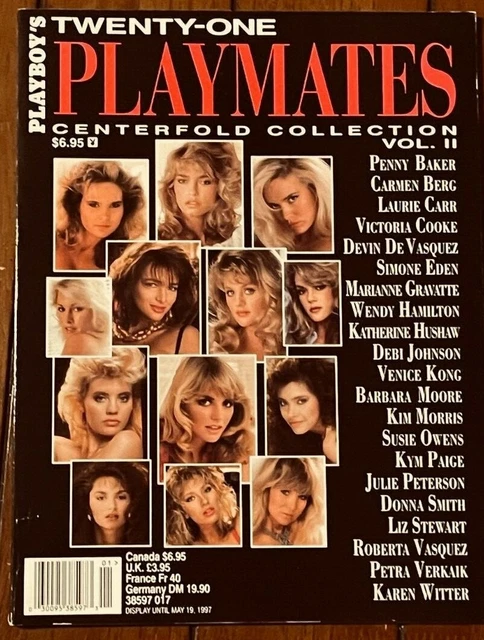 MAGAZINE PLAYBOY'S TWENTY One Playmates Centerfold Collection Vol Ii ...