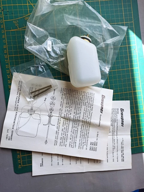 FUEL TANK RC Réservoir Plastic VINTAGE GRAUPNER AVION ACROBATIE NEUF ...