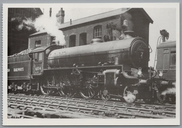 61114 STEAM LOCOMOTIVE at London Road Station 1950 Railway Postcard £3. ...