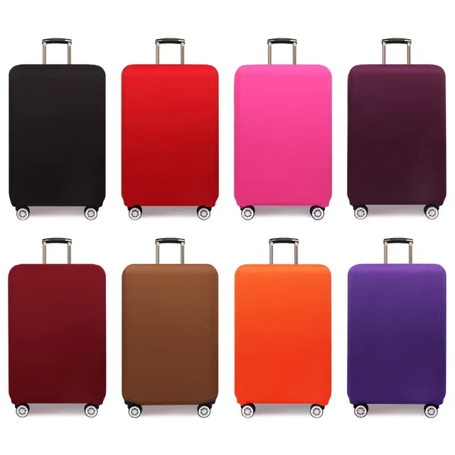 THICK ELASTIC SOLID Luggage Protective Cover Zipper Suit for 18-32 Inch ...