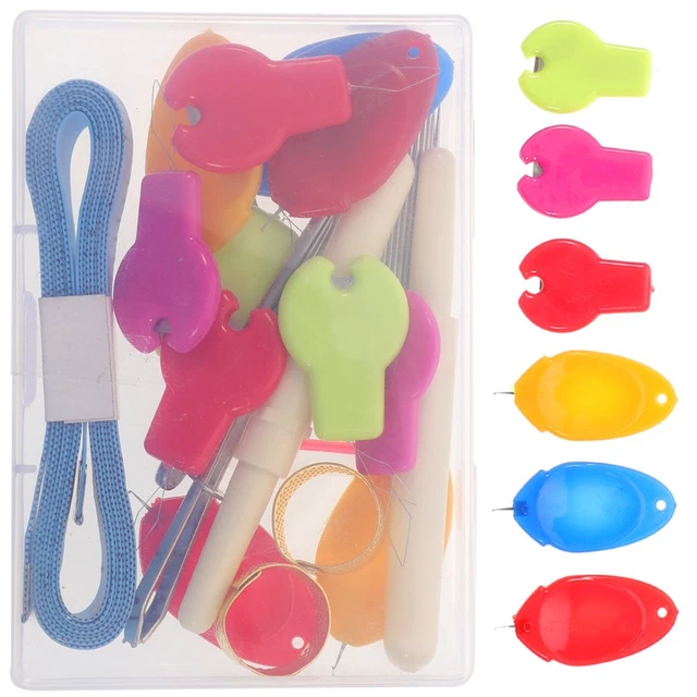 NÄH ACCESSOIRES NADEL Einfädelhilfe Nadelfadenhilfe Tragbares Nähset ...