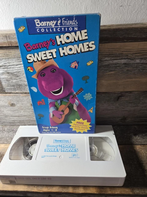 BARNEY - BARNEYS Home Sweet Homes (VHS, 1993) White VHS tape $20.91 ...