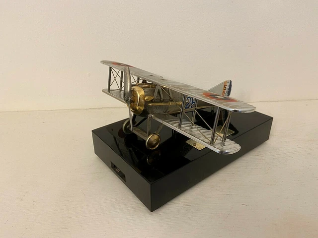 COLLECTABLE VINTAGE DESKTOP Spad XIII wwI Fighter airplane Waco Radio ...