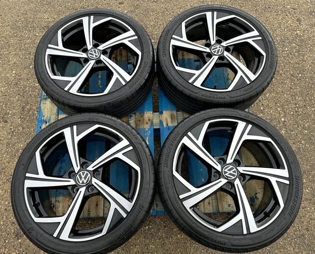VW GOLF MK8 GENUINE 18” ALLOY WHEELS WITH TYRES JEREZ ET51 5x112 MK8 ...