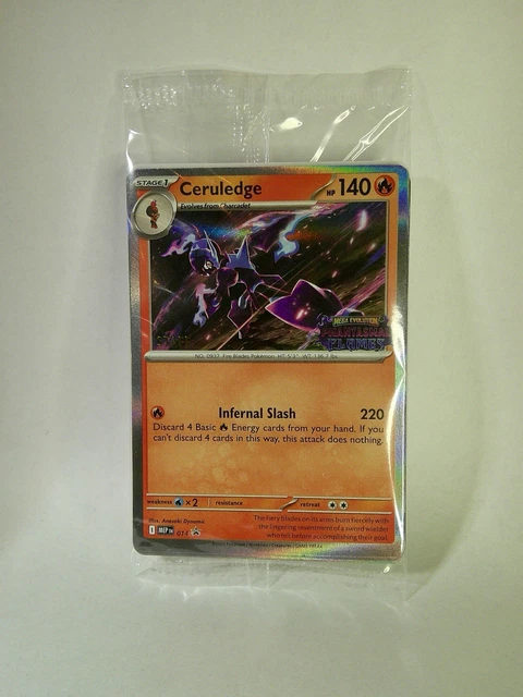 POKÉMON TCG - Phantasmal Flames Prerelease Staff Promo Set SEALED - All ...